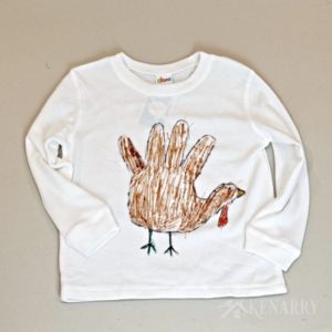 Handprint Turkey Shirts: An Easy Thanksgiving Idea