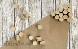 Wine Cork Christmas Tree Wall Hanging; Upcycled Holiday Decor