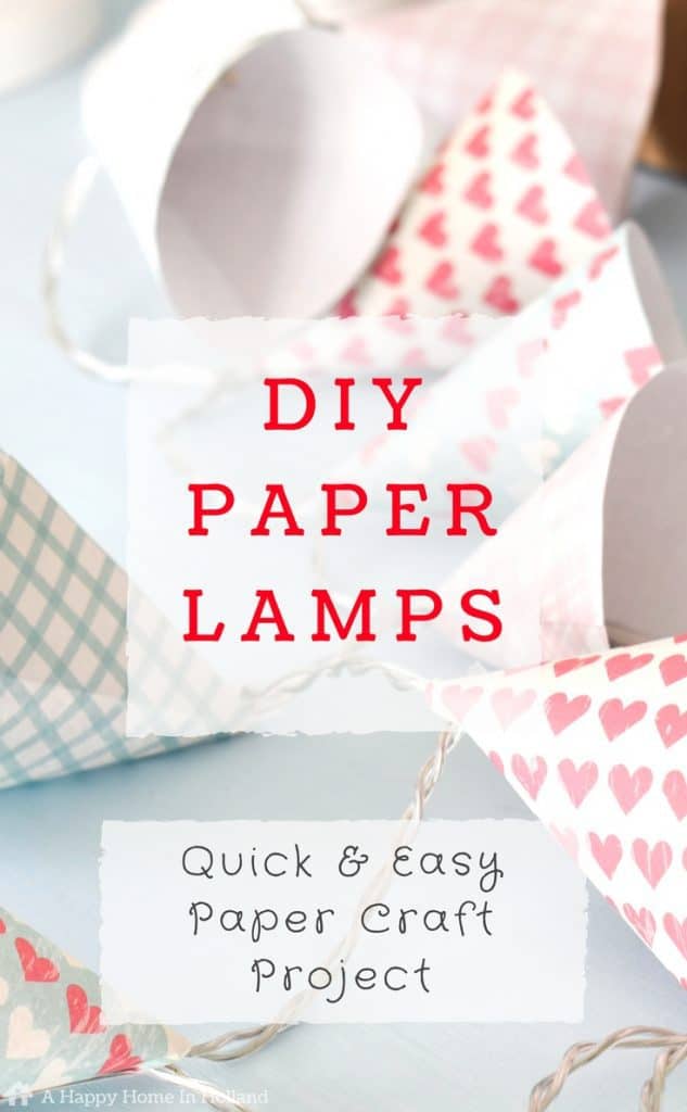 Mini DIY Paper Lampshade Covers; Easy LED Lights Upcycle Idea