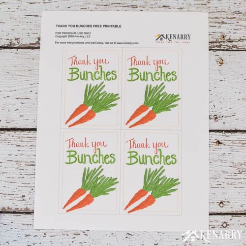 Spring Thank You Cards: Free Printable Tags | Kenarry