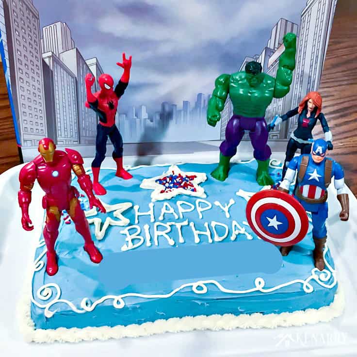 Avengers Cake Avengers Cake