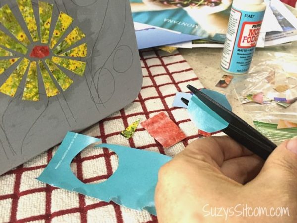 Recycled Magazine Art: How To Create A Ceramic Mosaic Look With Paper