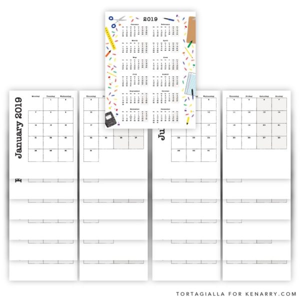 Kids Planner Printables: Free Calendar Pages - Ideas for the Home