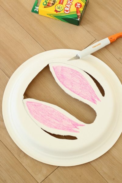 How to Make a Paper Plate Bunny Hat Complete with Ears