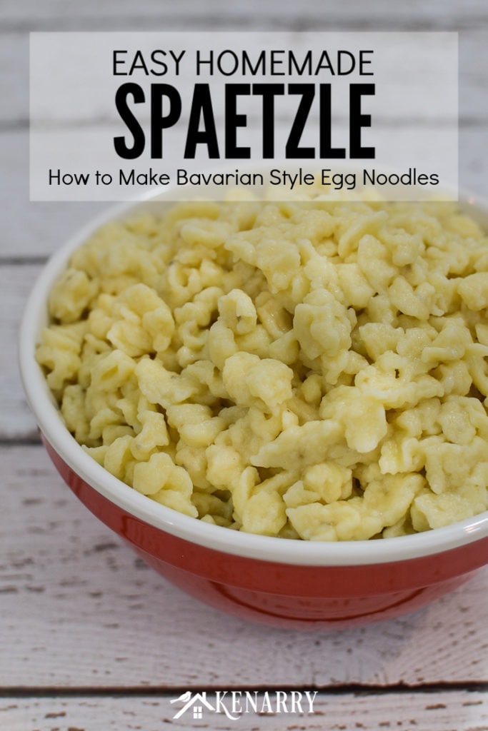 Easy Spaetzle Recipe: How To Make German Egg Noodles - Ideas for the Home