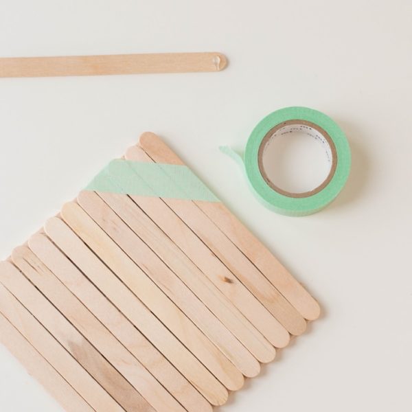 Popsicle Stick Craft: The Cutest DIY Coaster - Ideas for the Home