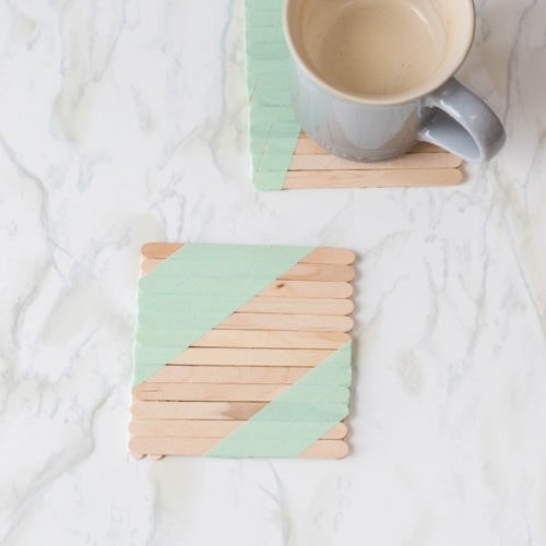 Popsicle Stick Craft: The Cutest DIY Coaster - Ideas for the Home