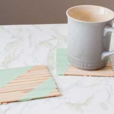 Popsicle Stick Craft: The Cutest DIY Coaster - Ideas for the Home