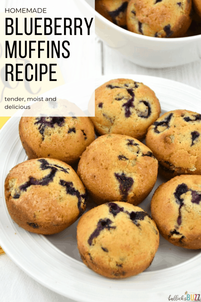 Easy Homemade Blueberry Muffins Recipe - Ideas for the Home