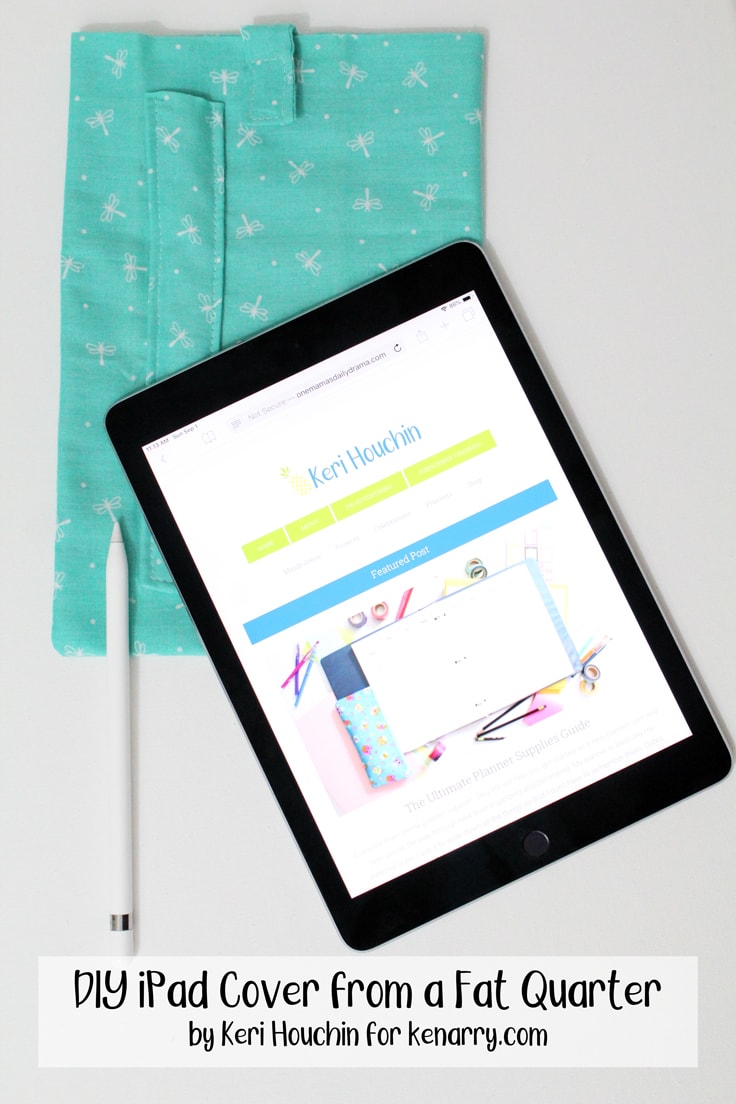 DIY iPad Cover from A Fat Quarter - Ideas for the Home