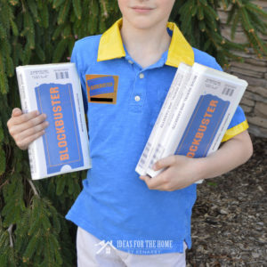Blockbuster Video Costume: Easy Halloween Idea - Ideas for the Home
