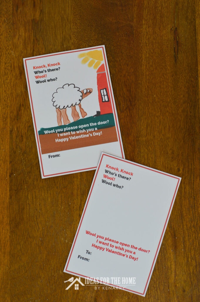 Kids Valentine's Day Card with Sheep Joke - Ideas for the Home