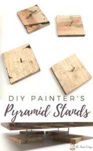 DIY Painter's Pyramid Stands - Ideas for the Home