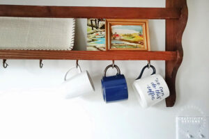 How to Hang Mugs Under Cabinets or Shelves - Ideas for the Home