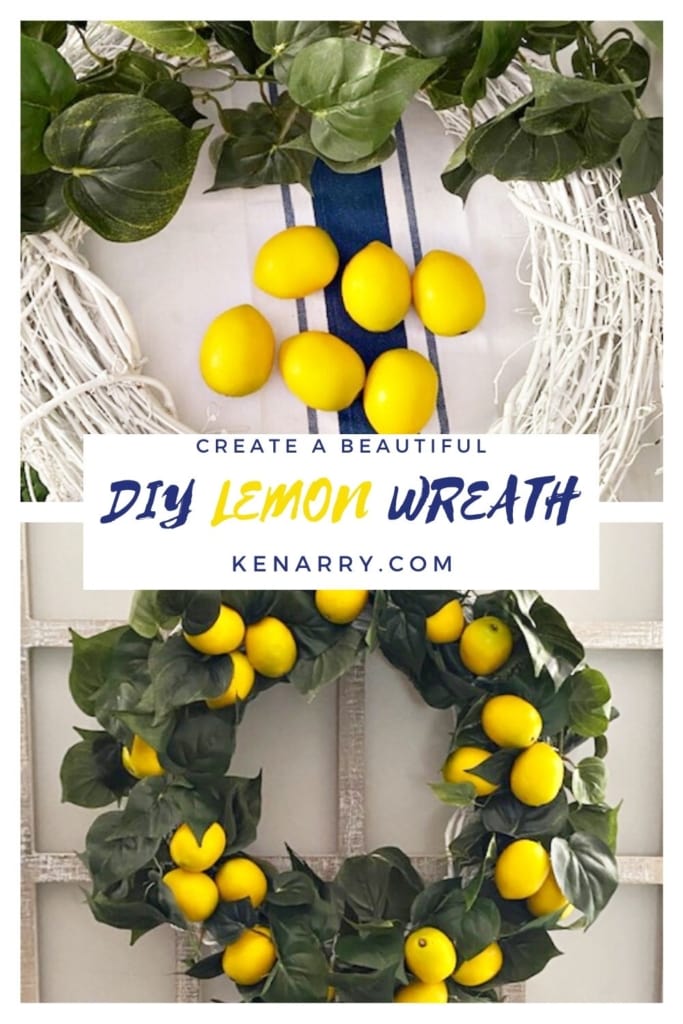 Make a Beautiful DIY Lemon Wreath for Your Home | Ideas for the Home