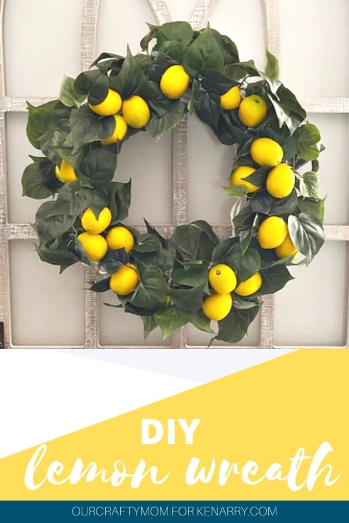 Make a Beautiful DIY Lemon Wreath for Your Home | Ideas for the Home