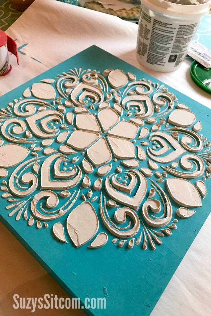 Create Textured Art With Stencils - Ideas for the Home