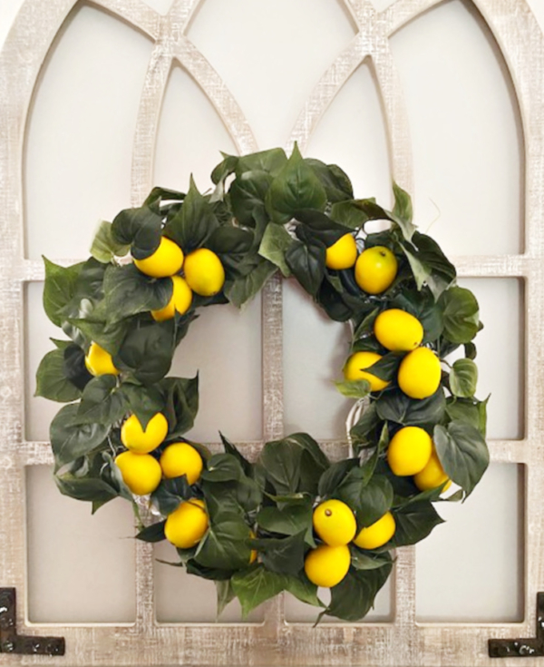 Make a Beautiful DIY Lemon Wreath for Your Home | Ideas for the Home