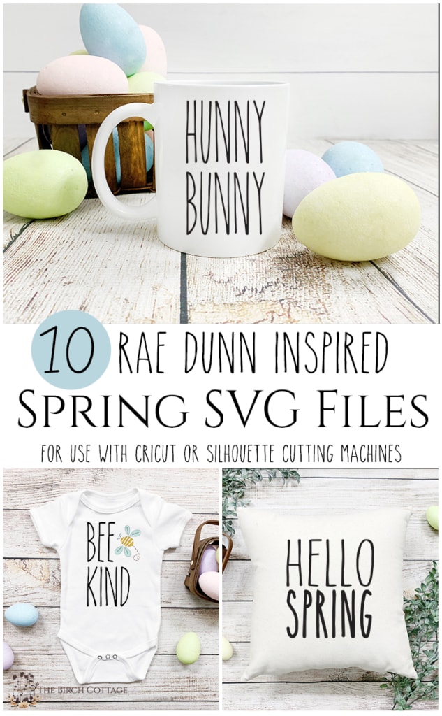 10 FREE Rae Dunn Inspired Spring SVG Files - Ideas for the Home