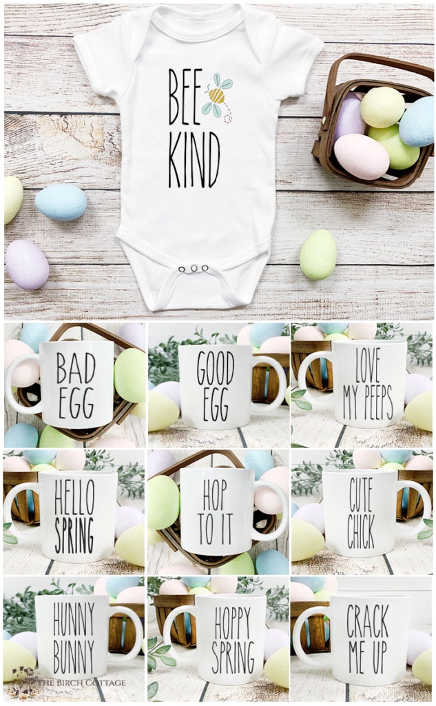 10 FREE Rae Dunn Inspired Spring SVG Files - Ideas for the Home