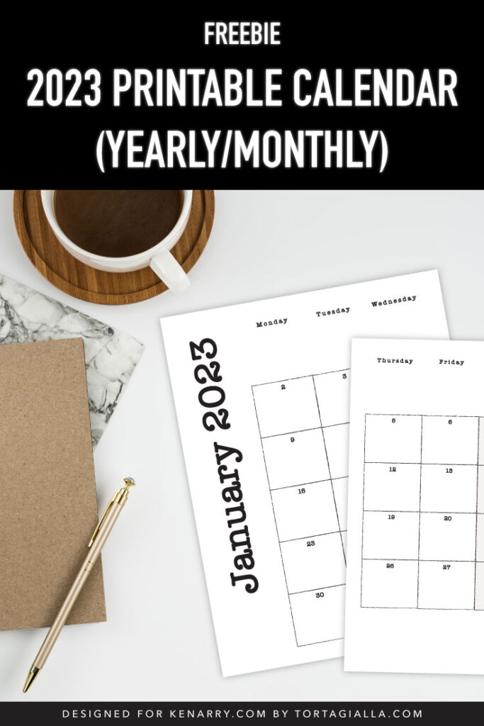 2023 Printable Calendar Free Download - Ideas for the Home