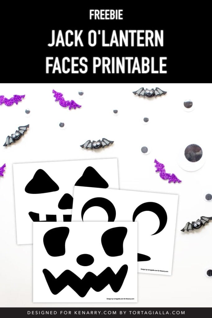 Jack O'Lantern Faces Printable - Ideas for the Home