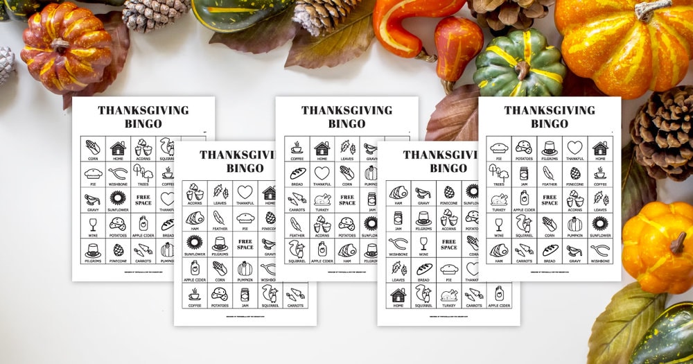 Thanksgiving Bingo Printables - Ideas for the Home