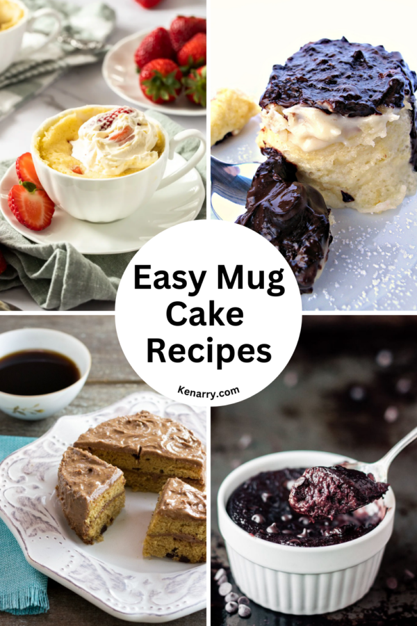 25 Quick & Easy Mug Cake Recipes - Ideas for the Home