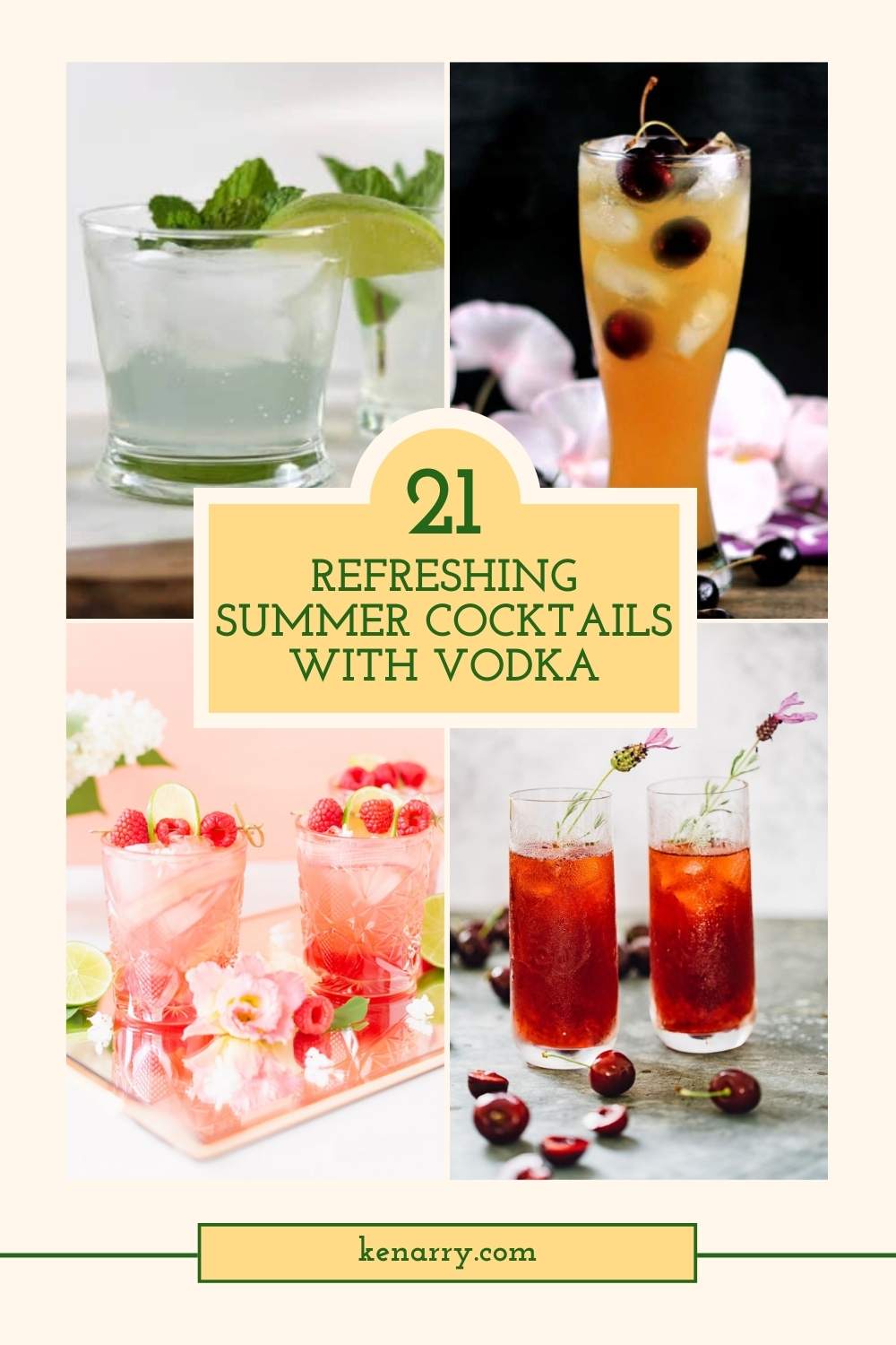 21 Spectacular Summer Vodka Cocktails To Try