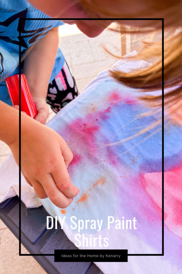DIY Spray Paint Shirts - Ideas for the Home